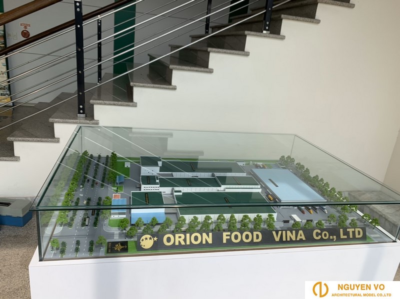 MÔ HÌNH NHÀ MÁY ORION FOOD VINA | Thiết kế cty Nguyên Võ